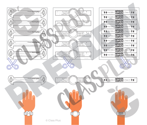 Gender Equality Bracelet Craft Activity for Social Emotional Learning ...