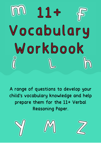 11+ Vocabulary Workbook | Teaching Resources