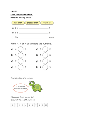 Place Value Year 1 | Teaching Resources