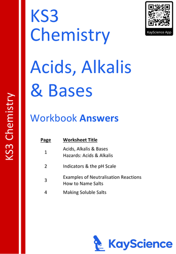 KS3 Acids, Alkalis & Bases Booklet | Chemistry | Teaching Resources