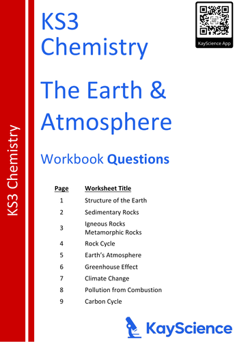 KS3 The Earth & Atmosphere Booklet | Chemistry | Teaching Resources