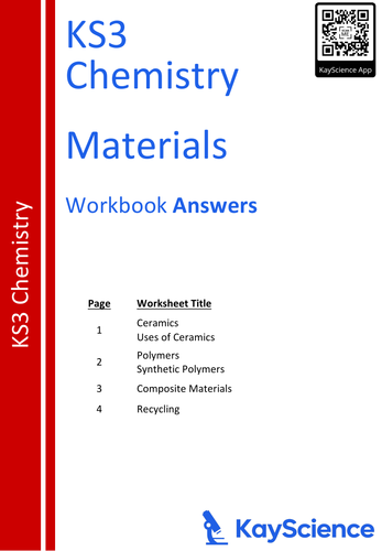 KS3 Materials Booklet | Chemistry | Teaching Resources