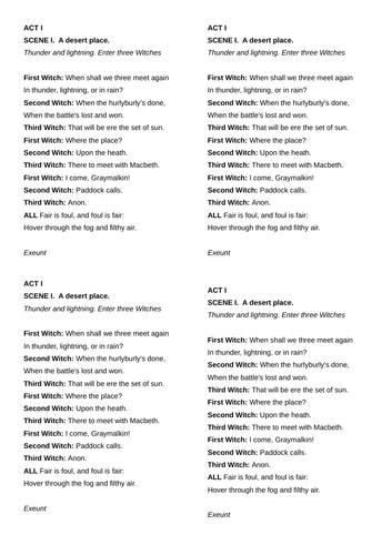 Macbeth KS3 full SOW | Teaching Resources