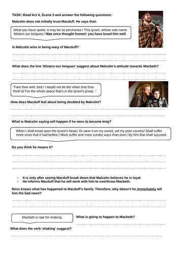 Macbeth KS3 full SOW | Teaching Resources