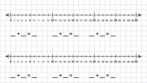 EYFS Maths Numberline and Number sentence | Teaching Resources