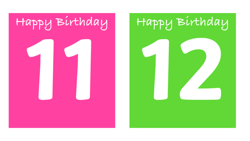 EYFS Number Birthday Cards 11-20 | Teaching Resources