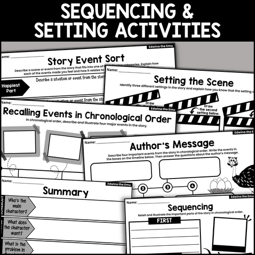 Edwina the Emu Interactive Read-Aloud Book Companion Activities for IRA ...