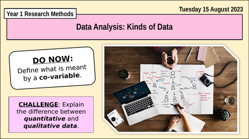 A-Level Psychology - KINDS OF DATA: DATA ANALYSIS [Year 1 Research ...