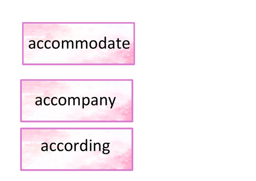 Year 5/6 Statutory Spellings Display | Teaching Resources