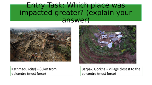 Nepal Earthquake 2015 case study | Teaching Resources