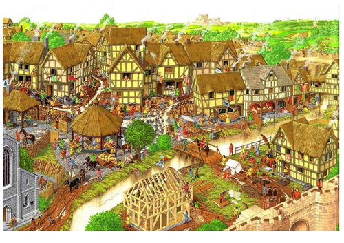 Medieval Towns and Villages - KS3 History Medieval | Teaching Resources