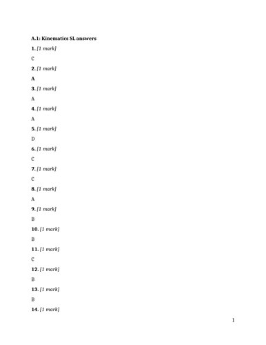 IB DP Physics: Question book A.1 Kinematics SL (first exams 2025 ...