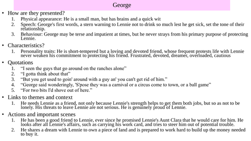 Complete guide for Of Mice And Men to achieve A* | Teaching Resources