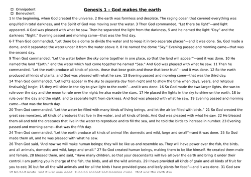 AQA Christianity: Creation | Teaching Resources