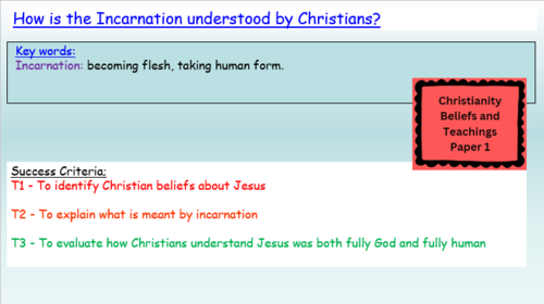AQA Christianity: Incarnation | Teaching Resources