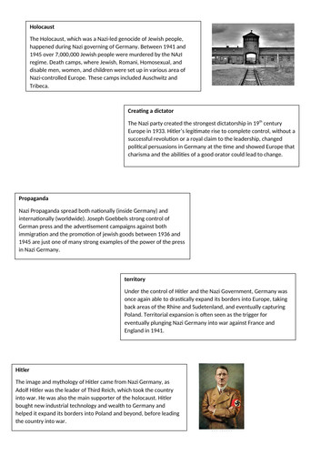 GCSE History - Germany 1890-1945 bundle | Teaching Resources