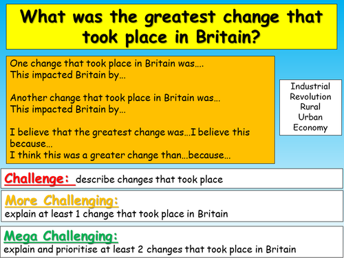 Industrial Revolution Introduction | Teaching Resources