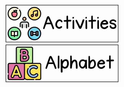 Visual Timetable and Schedule Display Cards | Teaching Resources