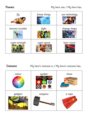 Superhero Origin Story Writing Unit | Teaching Resources