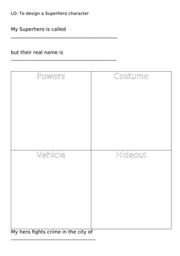 Superhero Origin Story Writing Unit | Teaching Resources