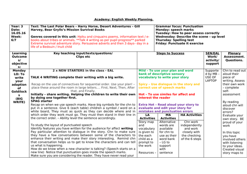 Back to School Year 3 Maths English Plans 19 English weeks 18 English ...