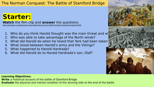 Key Stage 3: 1066 and all that. 10x1hr Lessons | Teaching Resources