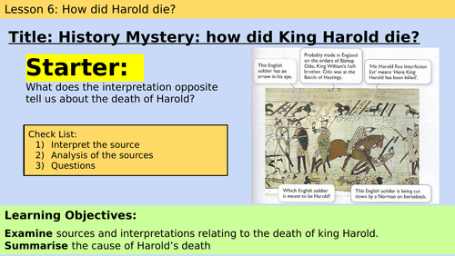 Key Stage 3: 1066 and all that. 10x1hr Lessons | Teaching Resources