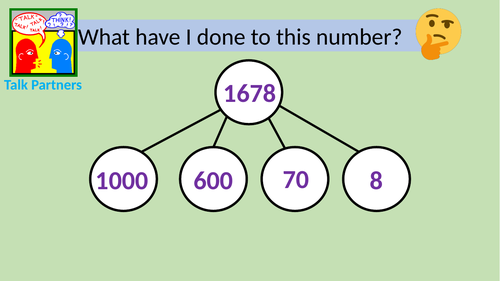 Partitioning numbers year 4 | Teaching Resources