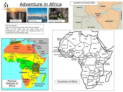 Adventure in Africa: 6-figure grid references (2 lessons) | Teaching ...