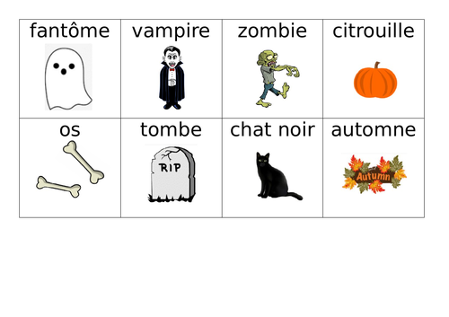 Halloween SNAP French | Teaching Resources