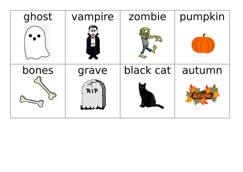 Halloween Snap English | Teaching Resources