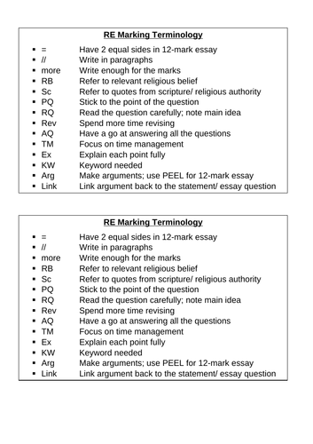 RE KS4 assessment strategy | Teaching Resources