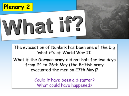 Dunkirk WWII | Teaching Resources