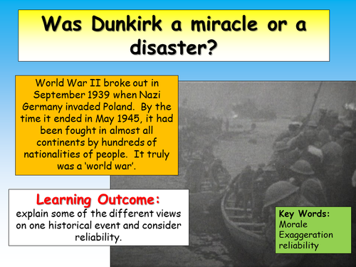 Dunkirk WWII | Teaching Resources
