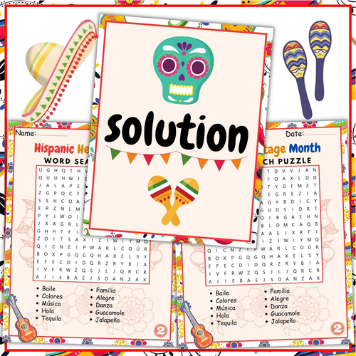 National Hispanic Heritage Month Word Search Puzzle Game v_02 ...