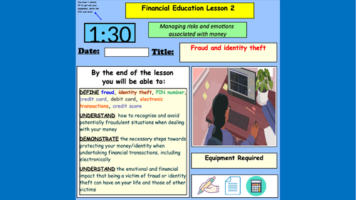 Fraud and Identify Theft | Teaching Resources