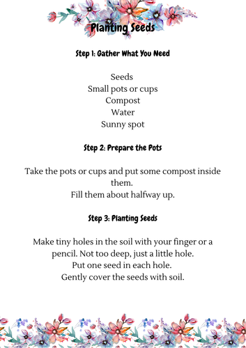 Horticulture/Gardening for Entry Level/SEND: Simple Planting Activities ...