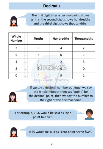 Decimals Workbook Level 1 Maths Functional Skills | Teaching Resources
