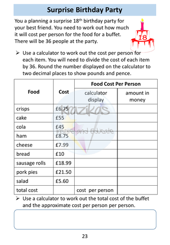 Decimals Workbook Level 1 Maths Functional Skills | Teaching Resources