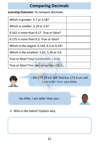 Decimals Workbook Level 1 Maths Functional Skills | Teaching Resources