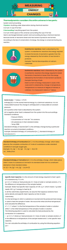 Infographic Notes of IB DP Chemistry | Teaching Resources