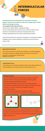 Infographic Notes of IB DP Chemistry | Teaching Resources