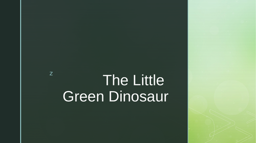 Talk4writing resources for The Little Green Dinosaur | Teaching Resources