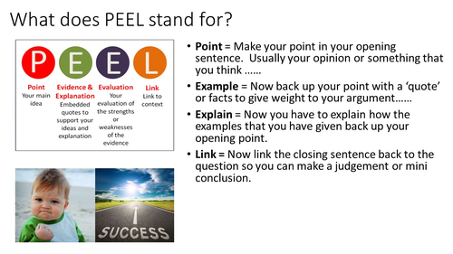 How to improve your extended answers in History using PEEL? | Teaching ...