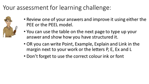 How to improve your extended answers in History using PEEL? | Teaching ...