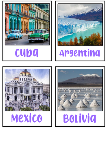 MFL Display - French and Spanish speaking countries | Teaching Resources