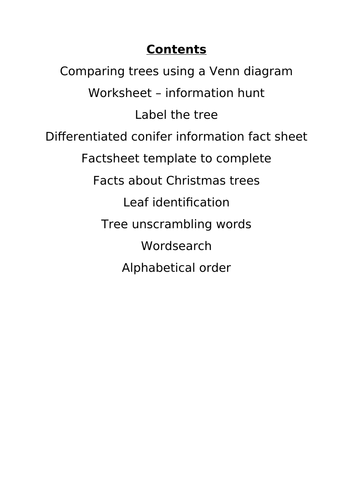 Horticulture/Gardening for Entry Level/SEND: Trees | Teaching Resources