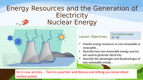 Energy Resources and the Generation of Electricity - Environmental ...