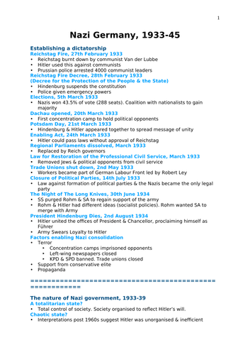 Germany & West Germany, 1918-89 | Teaching Resources