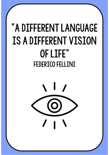 MFL Display - Language Quotes | Teaching Resources